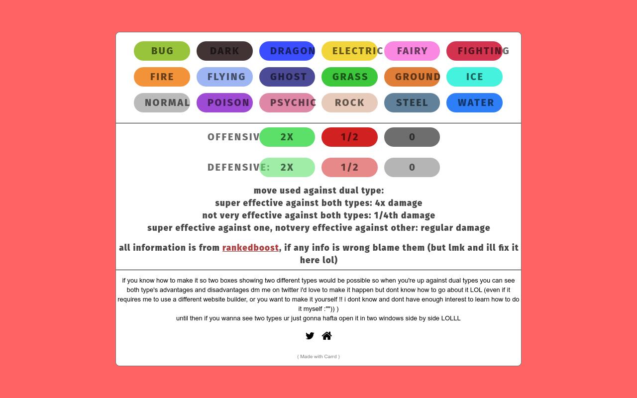 pokemon type advantages